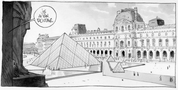L’art en BD : Le chien qui louche sous la pyramide d’Etienne Davodeau
