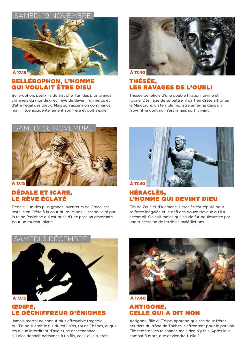 Les grands mythes en 20 épisodes