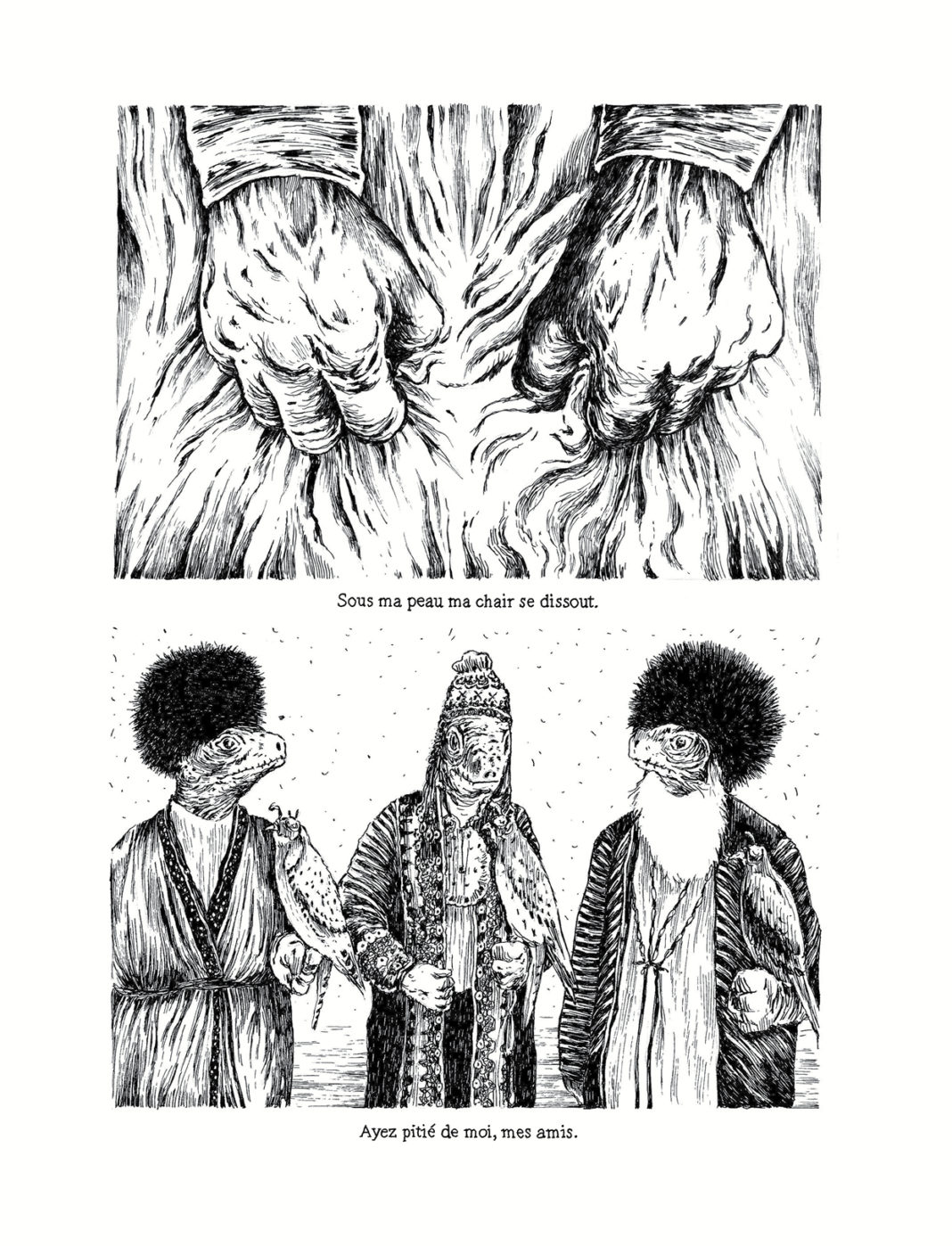 DANS LE LIVRE NICOLAS ARISPE ILLUSTRE LA BIBLE EN VARIATION IMMOBILE