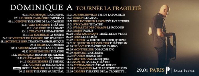 NOUVEL ALBUM DE DOMINIQUE A TOUT EN FRAGILITE