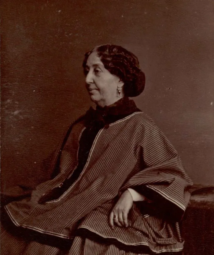 PORTRAIT DE GEORGE SAND A NOHANT PAR MICHELLE PERROT
