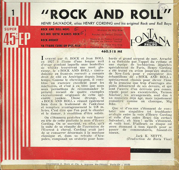 CENTENAIRE DE BORIS VIAN, UNE VIE EN MUSIQUE