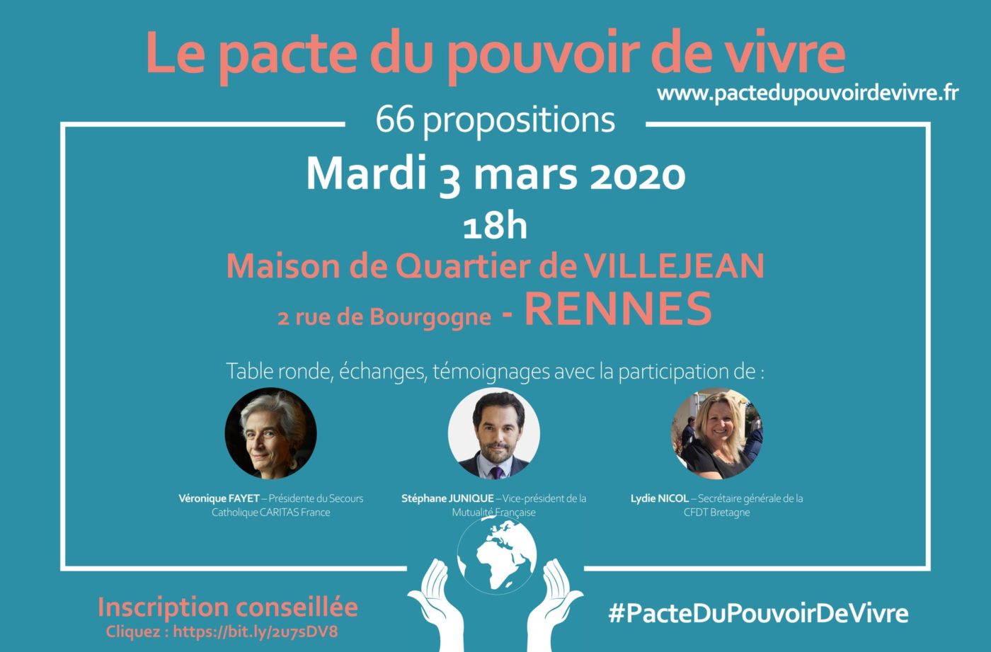 LE PACTE DU POUVOIR DE VIVRE FAIT ESCALE À RENNES | Rennes news actus