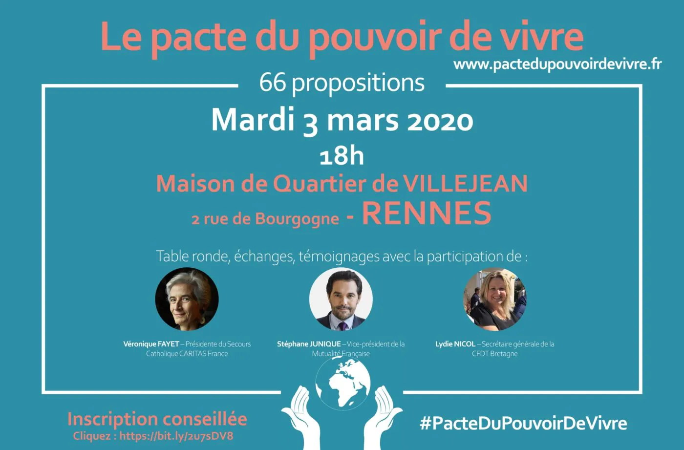 LE PACTE DU POUVOIR DE VIVRE FAIT ESCALE À RENNES