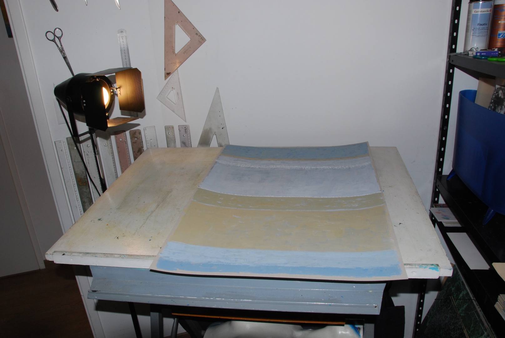 DANS L’ATELIER DE JEAN PIERRE CADORET, COULEUR, LIGNE, LIBÉRATION ...