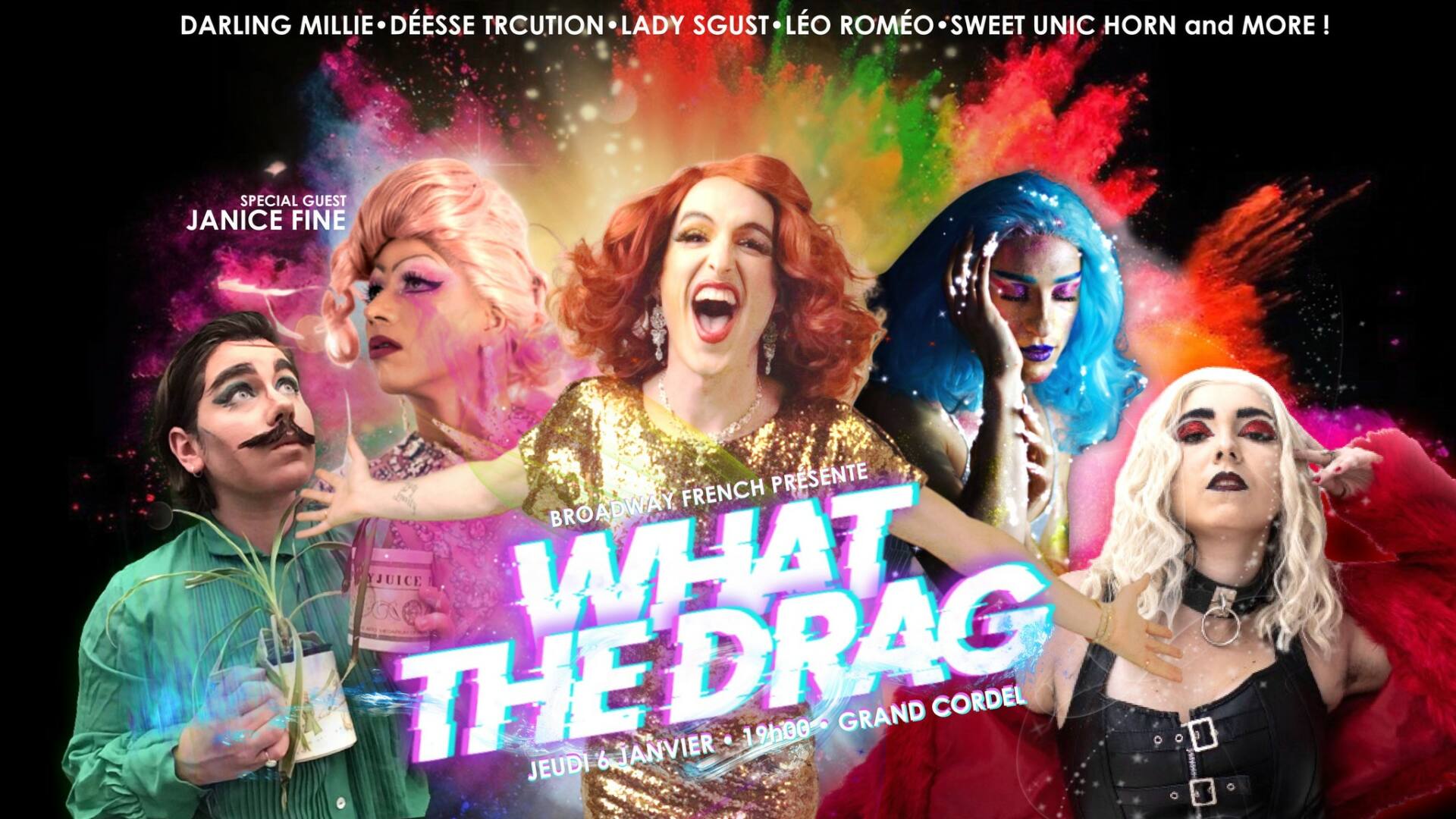 What the drag de Broadway French réunit Mathieu Guiral et les artistes ...
