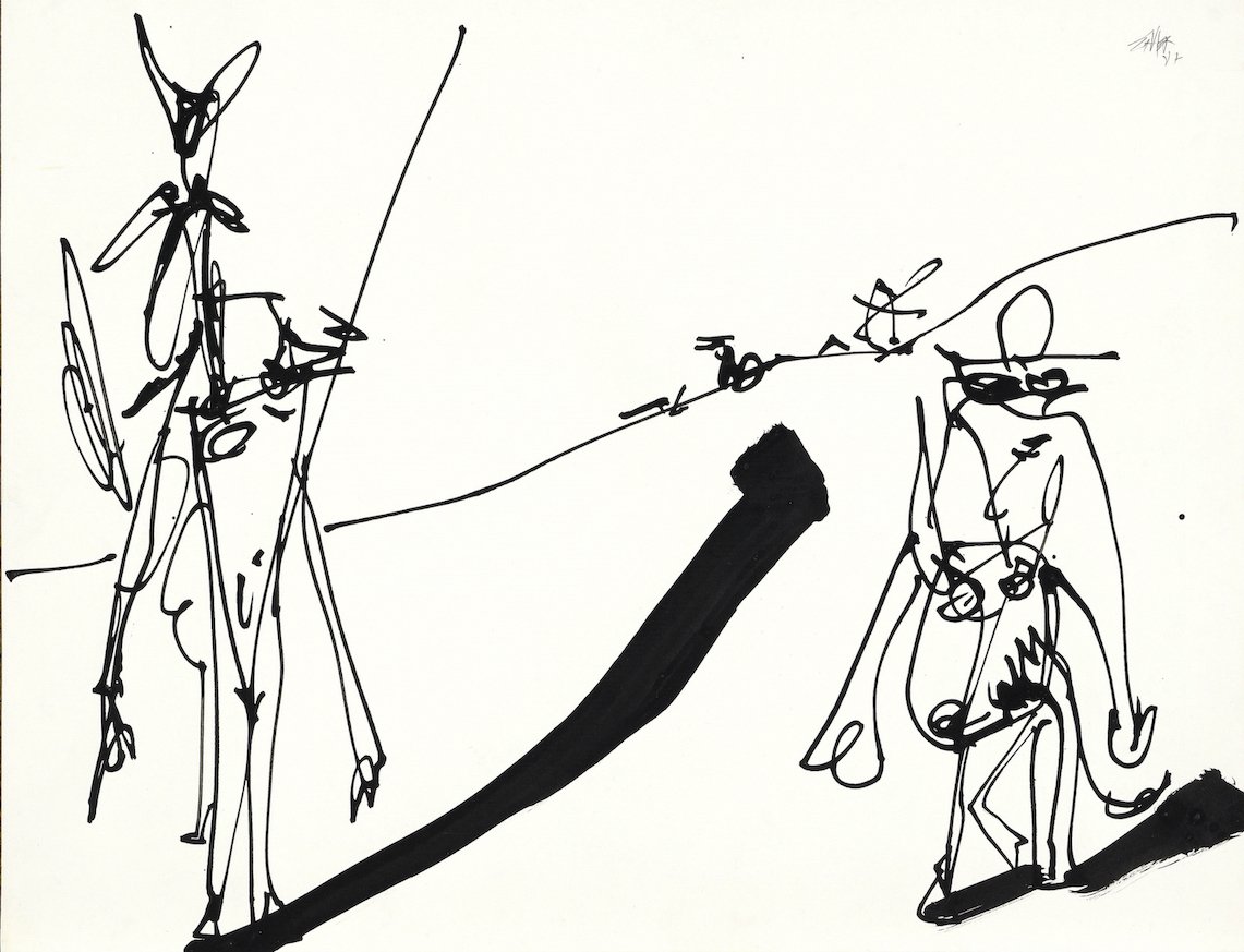 Don Quichotte dans la lumière du peintre Antonio Saura