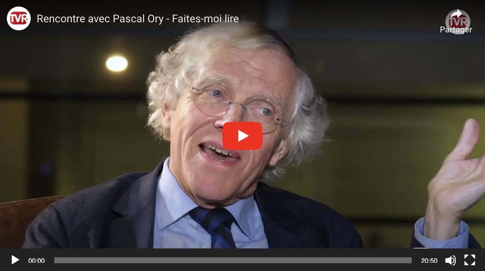 Rencontre avec Pascal Ory ou la gastronomie et le gastronome décryptés ...