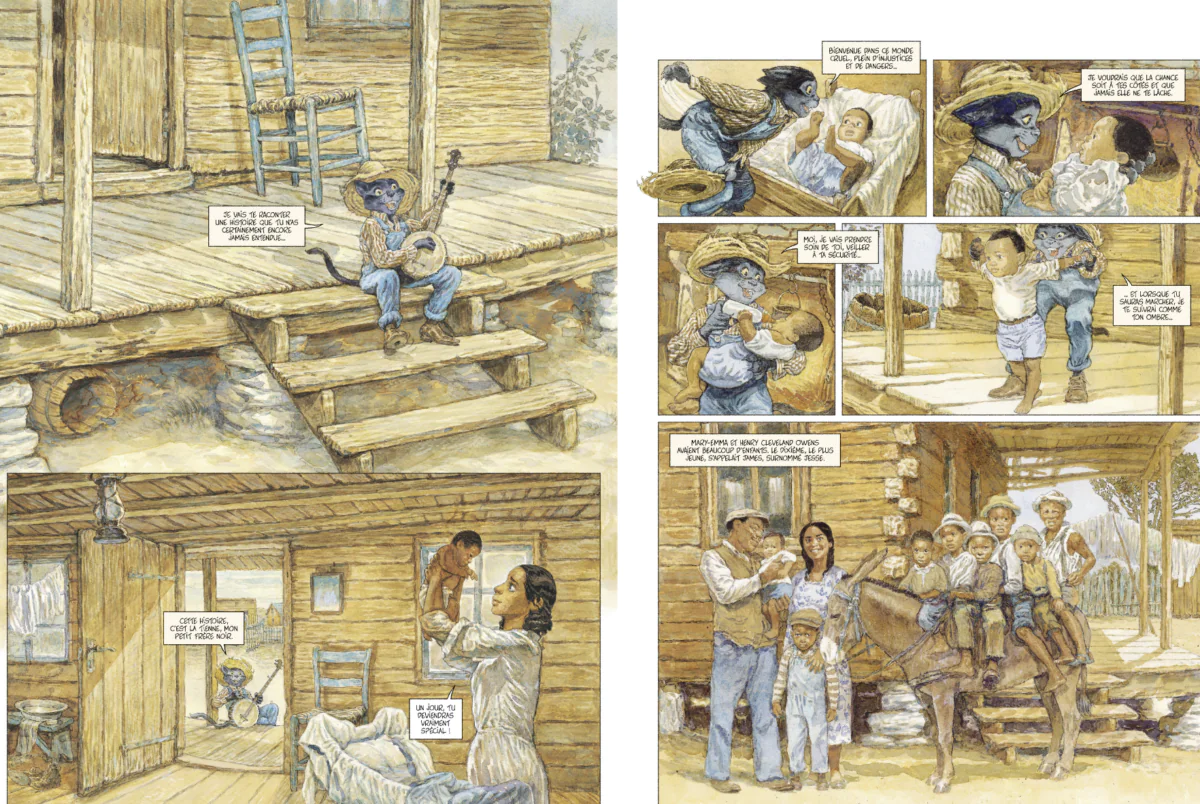 BD Jesse Owens de Gradimir Smudja, les JO de 1936 à Berlin