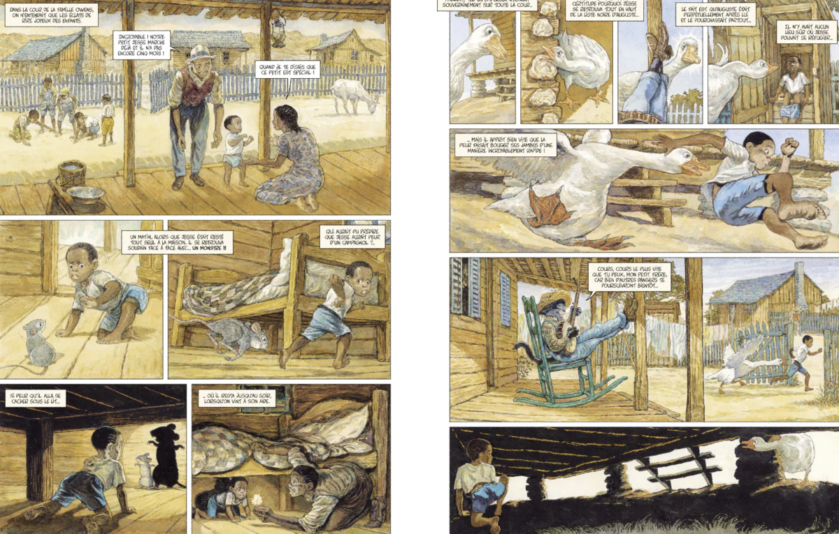 BD Jesse Owens de Gradimir Smudja, les JO de 1936 à Berlin