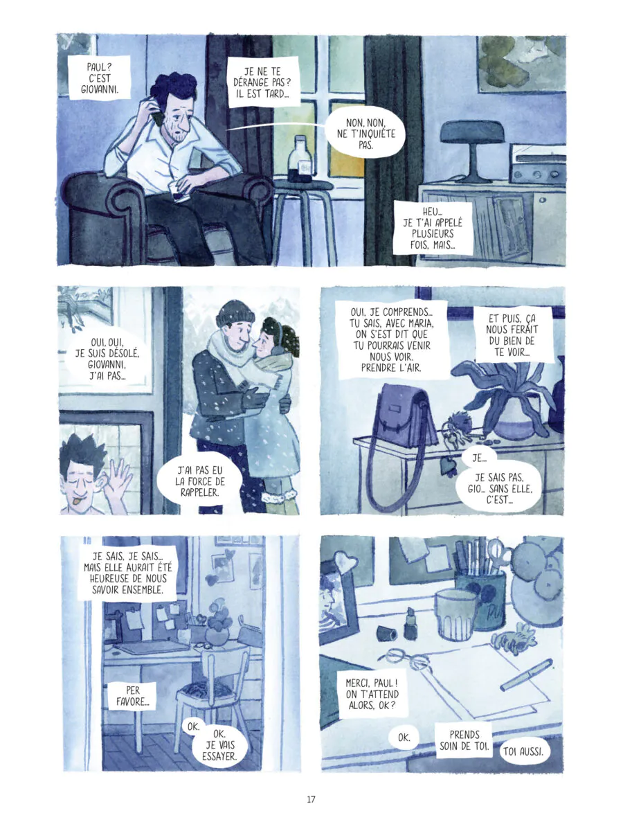 BD Silence d’amour. L’amour post-mortem