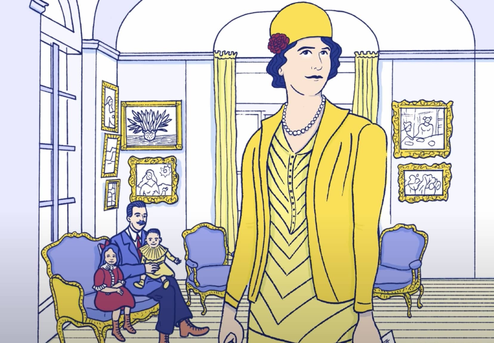 Exposition Rennes. Compositrices dessinées, Lorène Gaydon au crayon