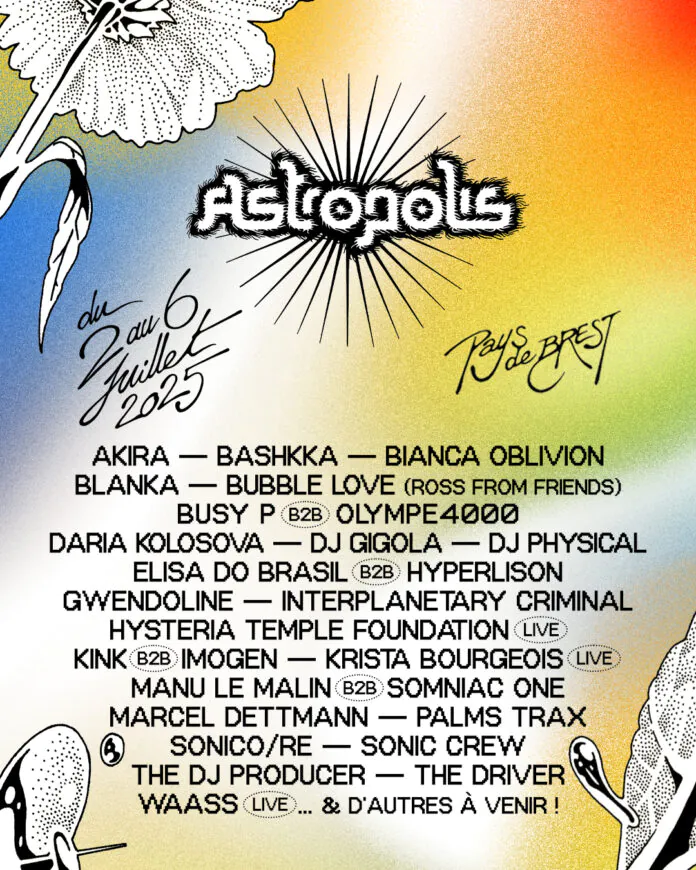 Astropolis 2025 : Voilà le programme du 2 au 6 juillet 2025 | Finistère ...