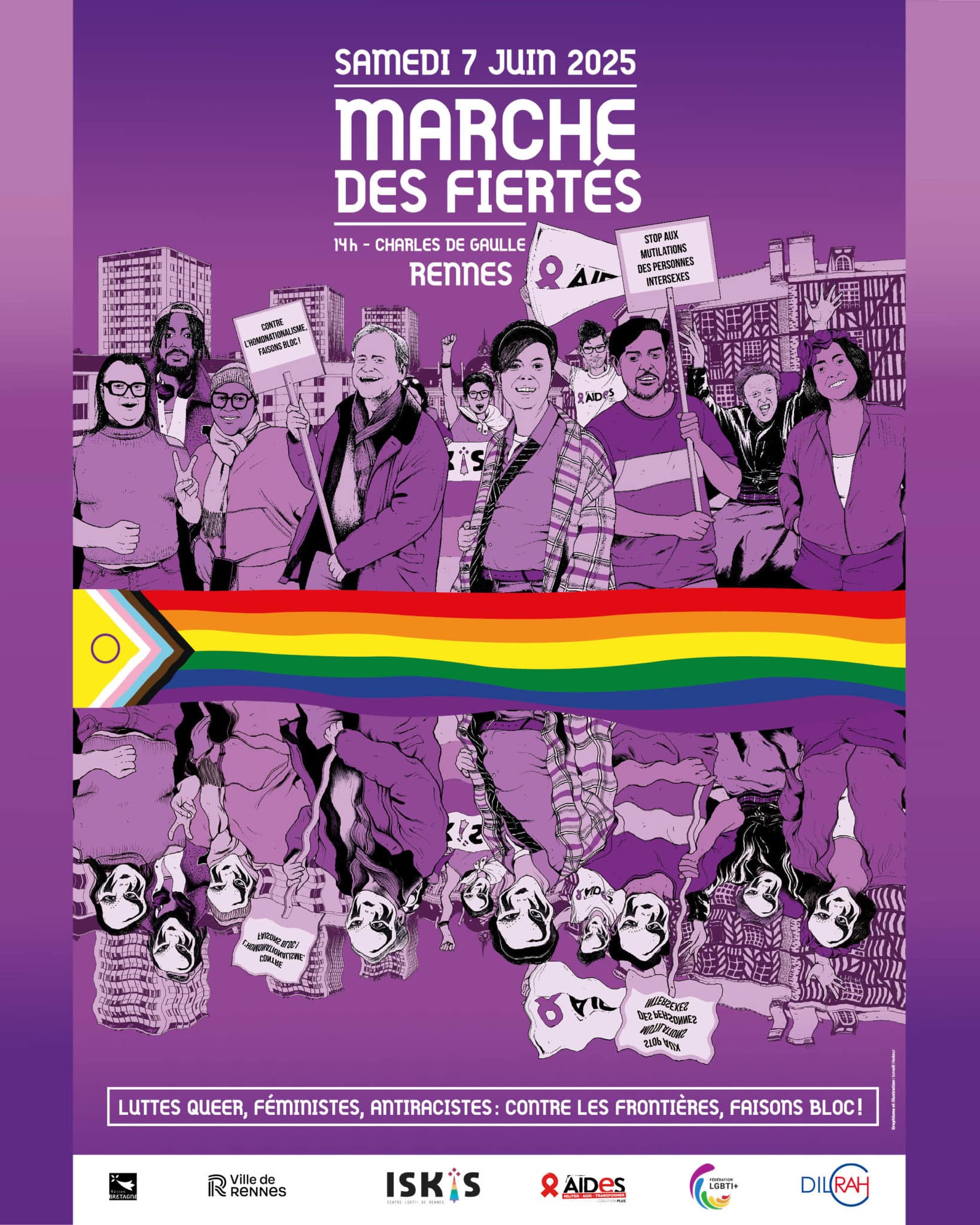 La Pride de Rennes 2025 : des milliers de personnes en fête très politique